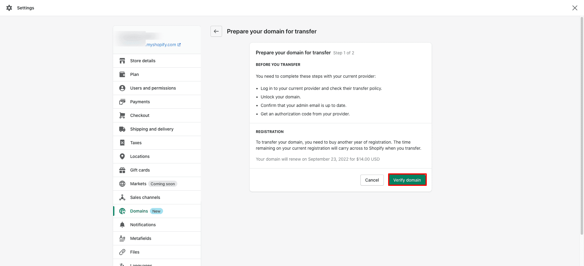 How to Transfer Domain to Shopify: 4 Easy Steps
